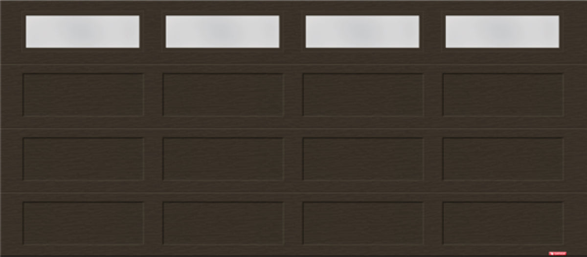16X7 Shaker XL Traditional Moka Brown Window Garage Doors by GARAGA ...