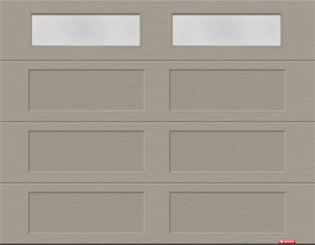 9X7 Shaker XL Traditional Claystone Window Garage Doors by GARAGA ...